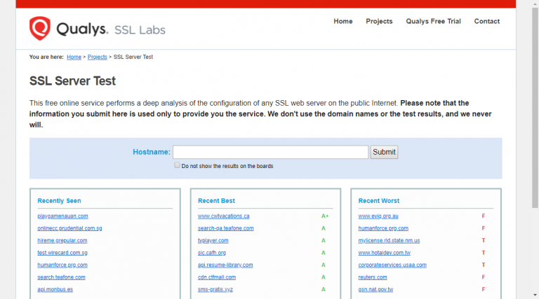 自分のサイトのSSLの安全性をチェックしよう(SSL Server Test) | 己で解決！泣かぬなら己で鳴こうホトトギス
